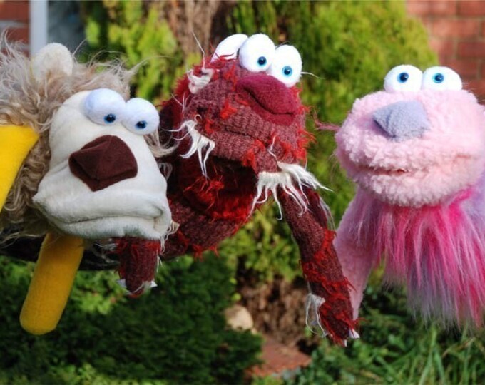 Moving Mouth Puppet PDF Sewing Pattern - Troll and Lion - Etsy