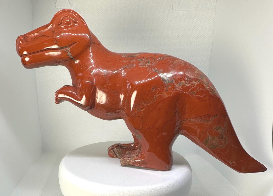 Red Jasper Carved T-rex Dinosaur 4.7 X 8.7 X 2 2.07LBS - Etsy