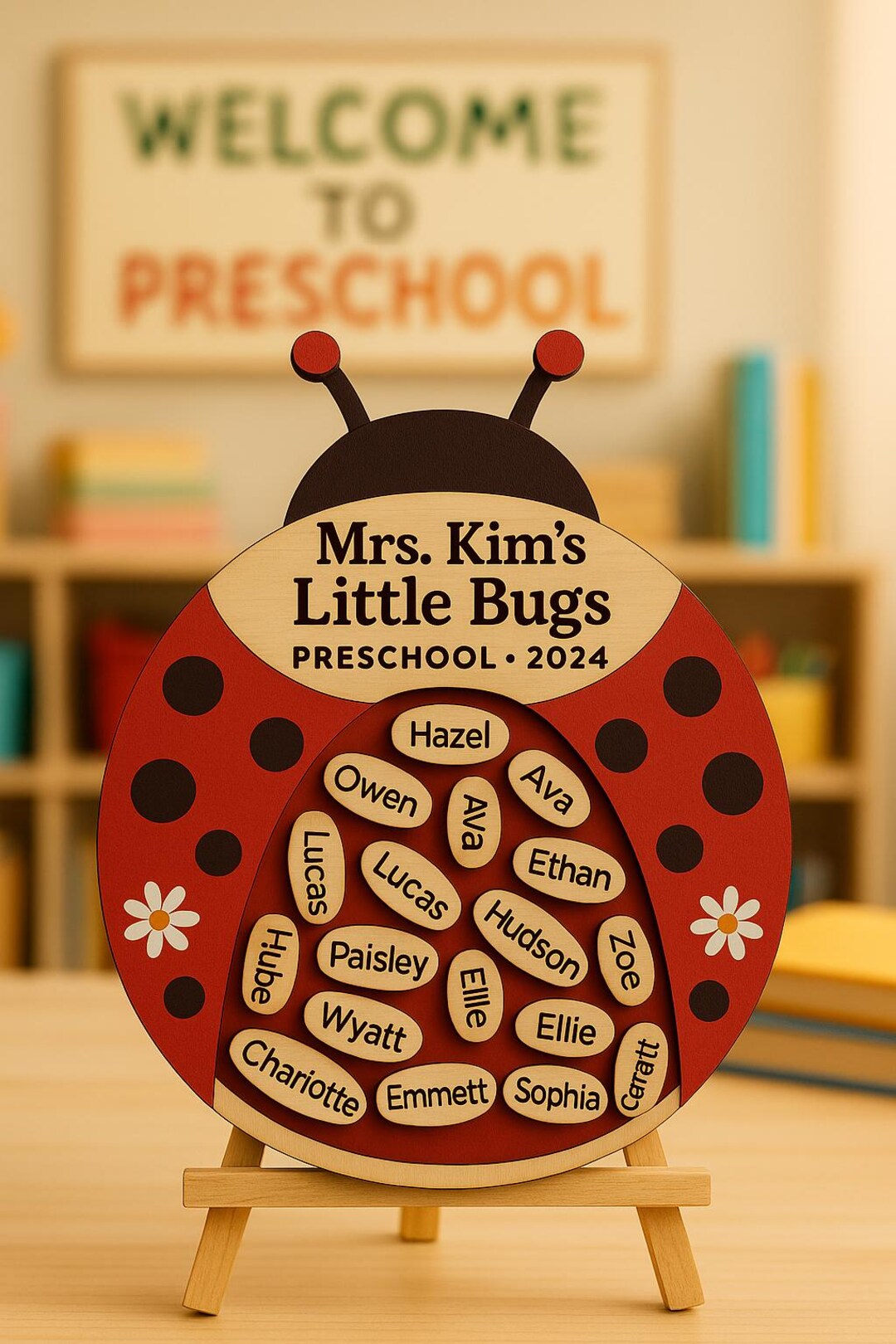 Custom Ladybug Name Magnet – Personalized Back-to-school Gift, Teacher ...
