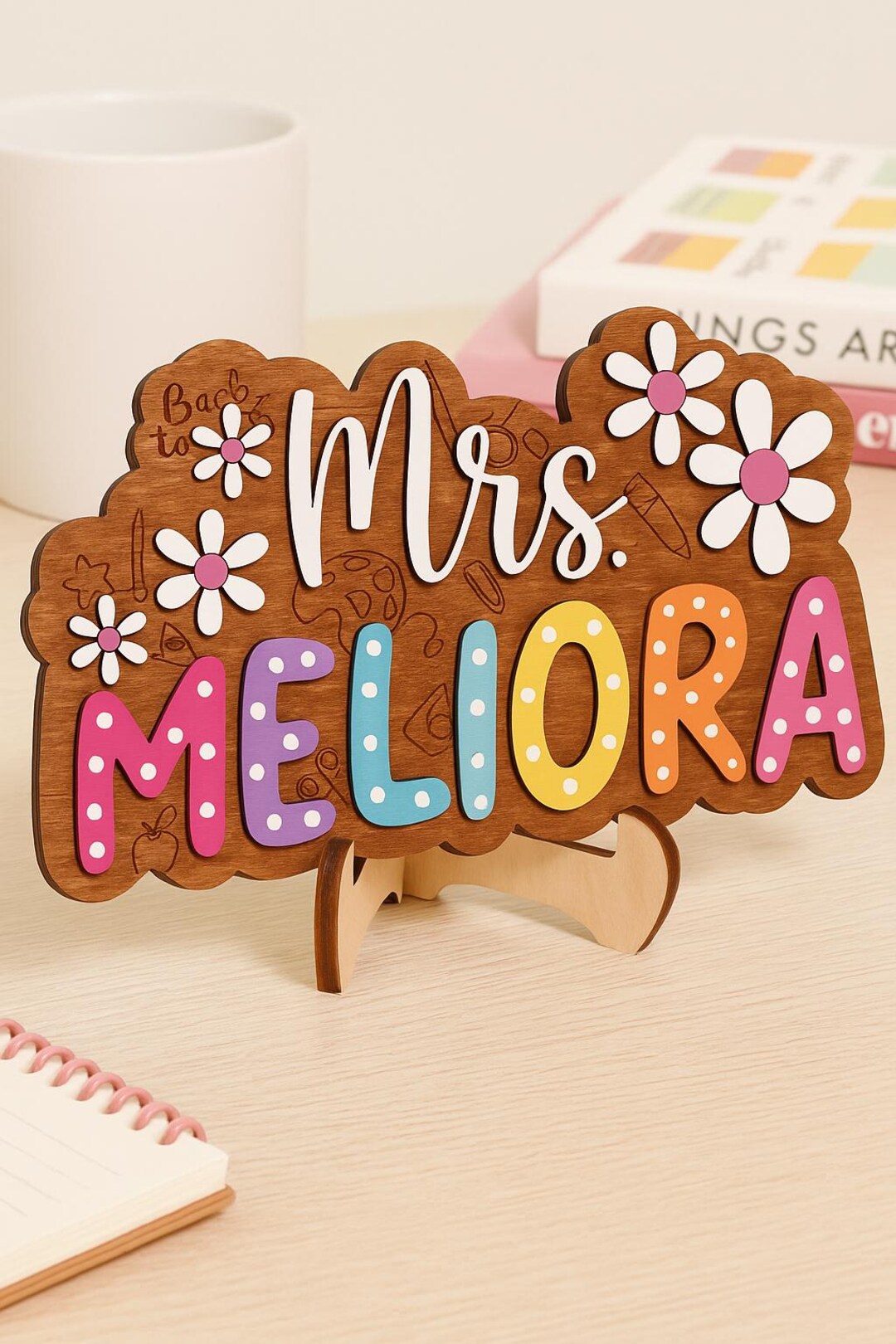 Personalized Teacher Door Sign, Classroom Welcome Hanger – Custom ...
