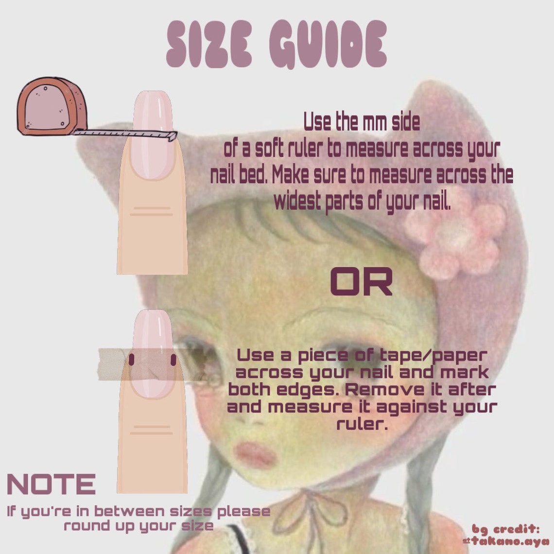 Miffy Pastel Yellow Press on Nails, Handmade, Handpainted 3D Gel Nails ...