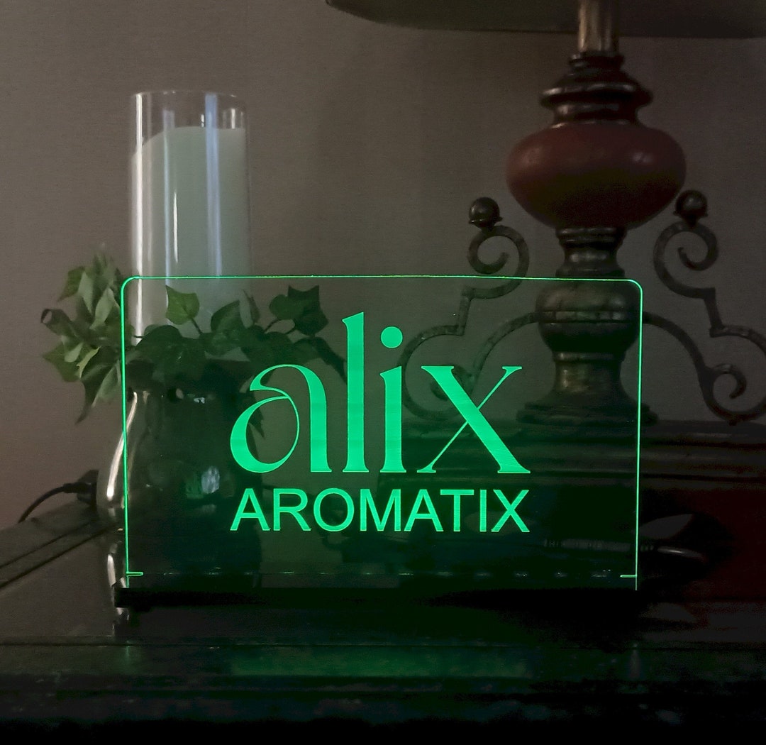 Custom Engraved LED Edge-lit Sign - Etsy