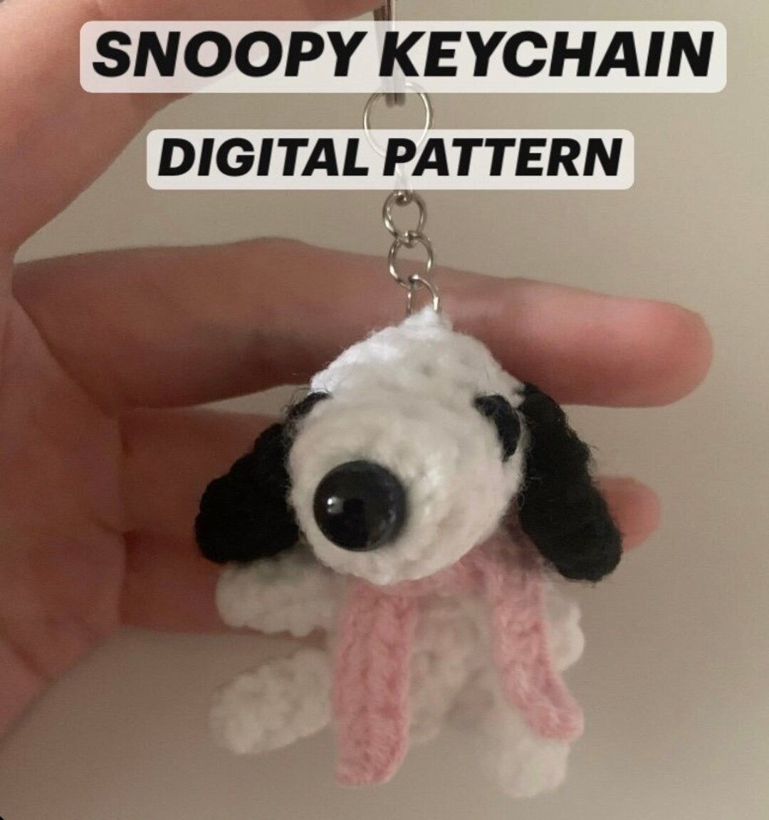 Crochet Mini Snoopy Pattern - Etsy