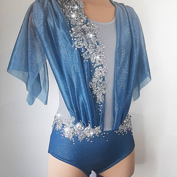 Gray Lyrical Dance Leotard - Etsy