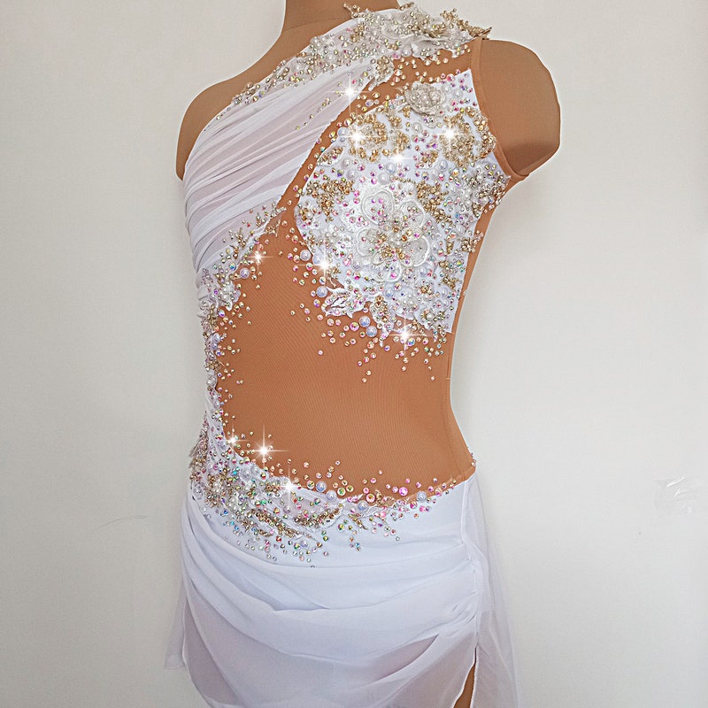 Custom Rhinestone Dance Costume - Etsy