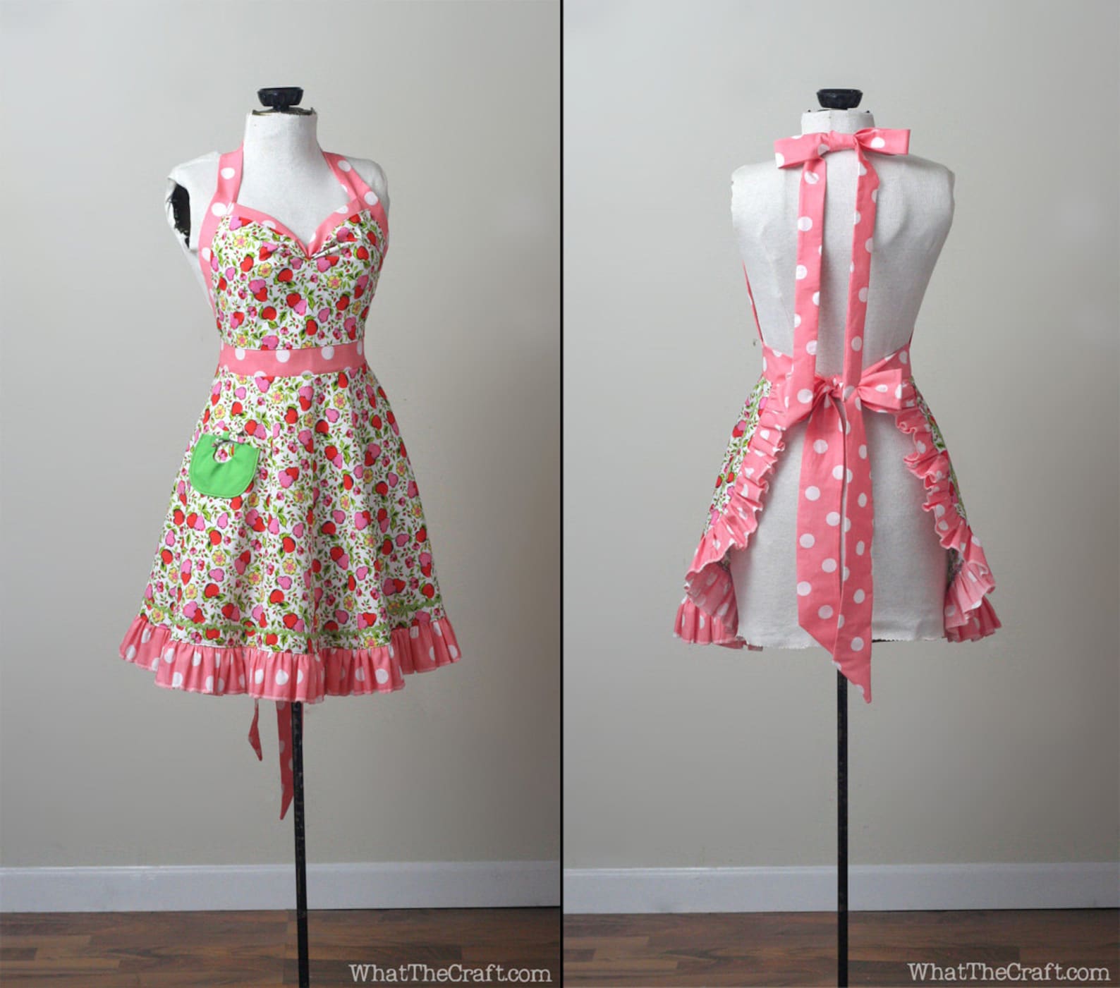 Vintage Style Retro Apron Printable PDF Pattern | Etsy