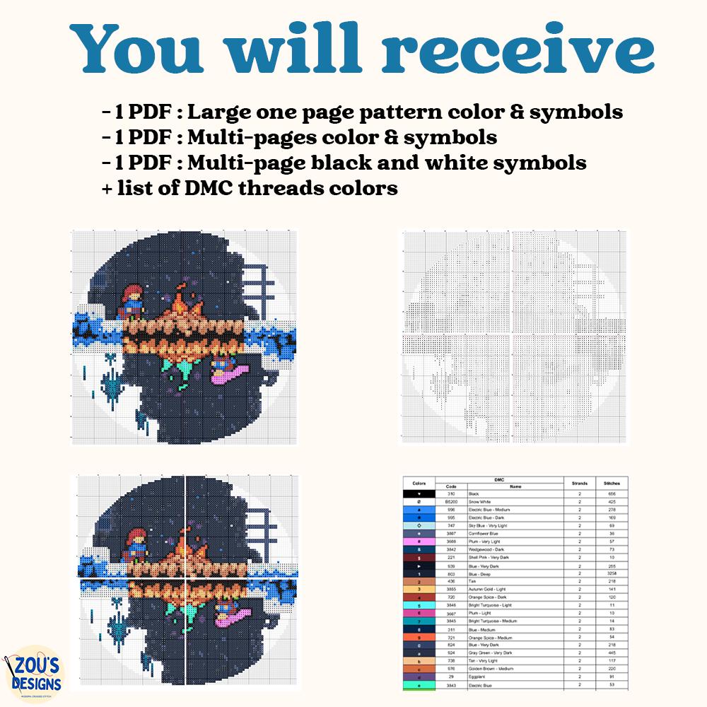 Stardew Valley - Spring Charts - Cross Stitch Pattern - Digital PDF ...