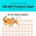 Dragon 100-day Practice Chart: Habit Tracker (PDF) - Etsy