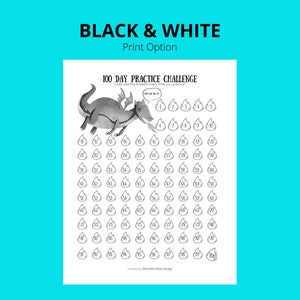 Dragon 100-day Practice Chart: Habit Tracker (PDF) - Etsy
