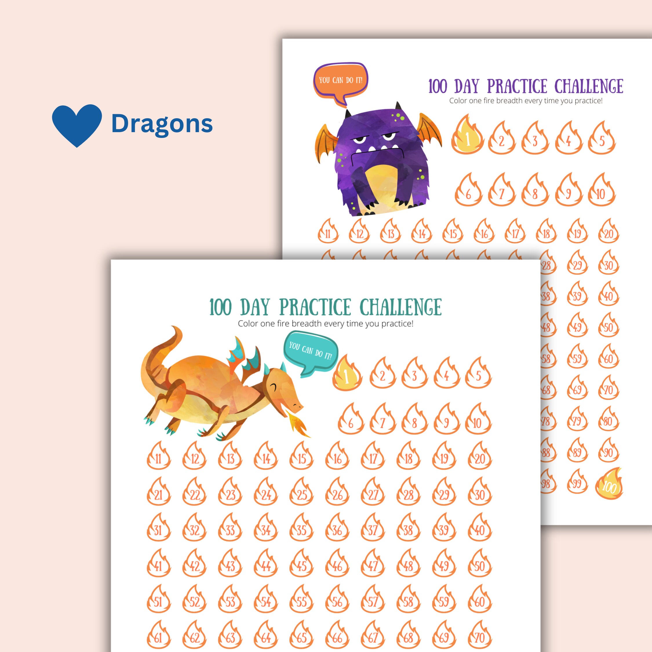 100 Day Practice Log Bundle | Music Packet | Practice Log | Piano ...