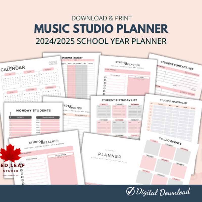 Violin Planner - Etsy