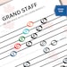 Grand Staff Music Theory Printable Learn How to Read Music PNG PDF ...
