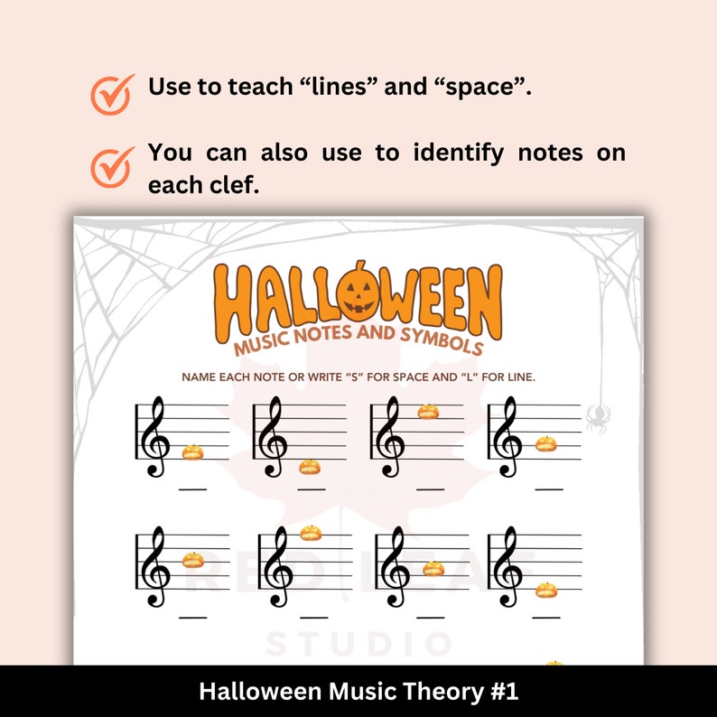 Piano Music Theory | Halloween Edition | Beginner Theory | Level 1 and ...