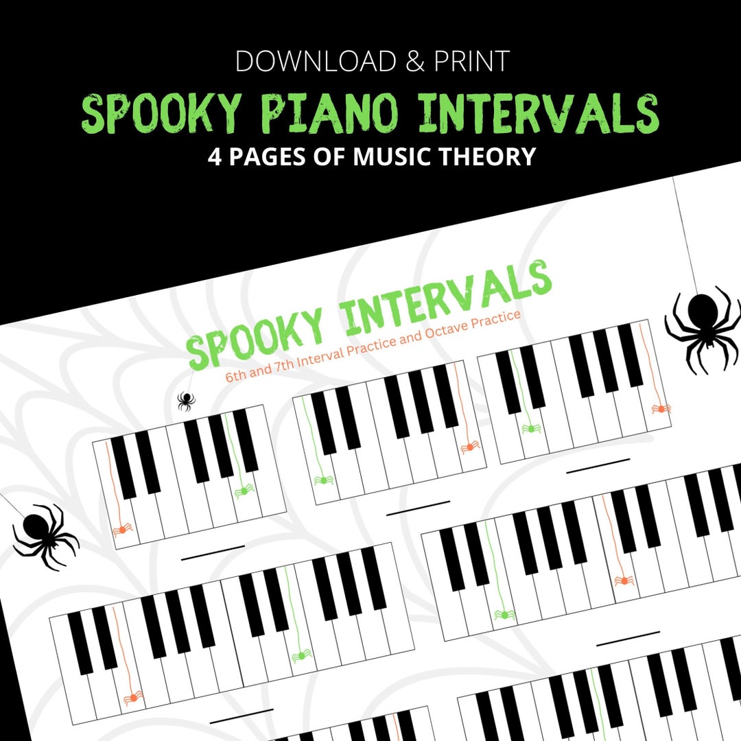 Spooky Interval Practice | Halloween Interval Practice | Piano ...