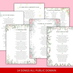 Christmas Carol Songbook | Digital| PDF | Holiday Hymns and Songs | US ...
