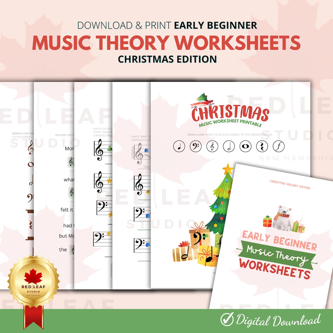Piano Music Theory Christmas Edition | Beginner Theory | Beginner Level ...