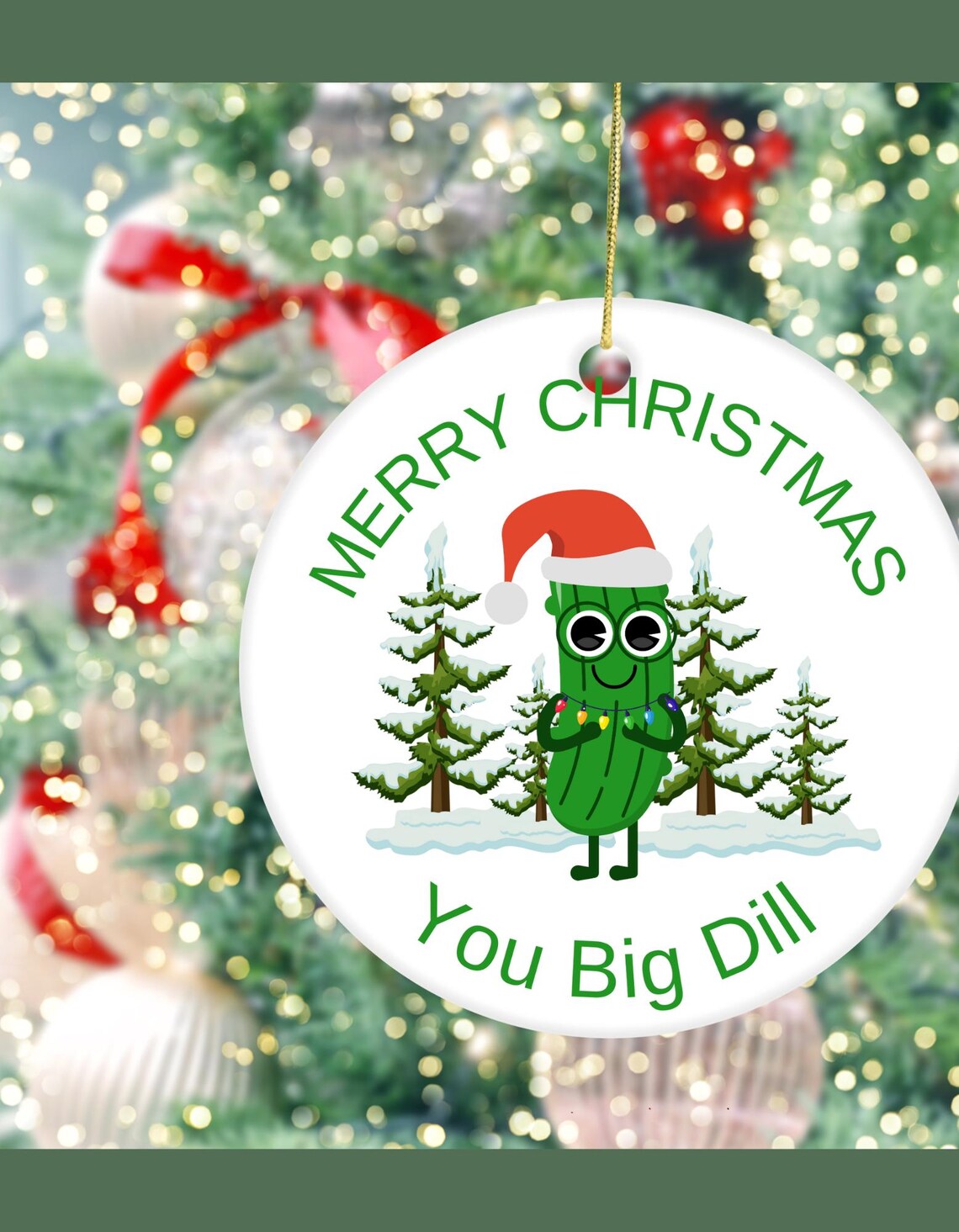 Pickle Png File Tree Ornament,pickle Printable , Png , Png Dill Pickles ...
