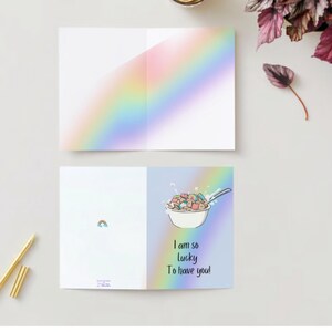 Cheeky Cereal Birthday Card for Kids and Adults With Cereal Bowl and ...