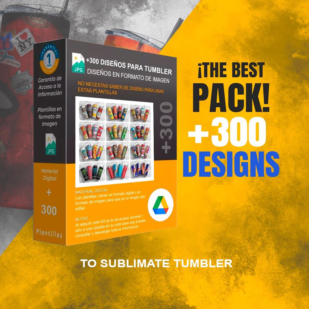 Pack of 300 Liquor and Soda Wrap Designs, Printing Package, 20oz Skinny ...