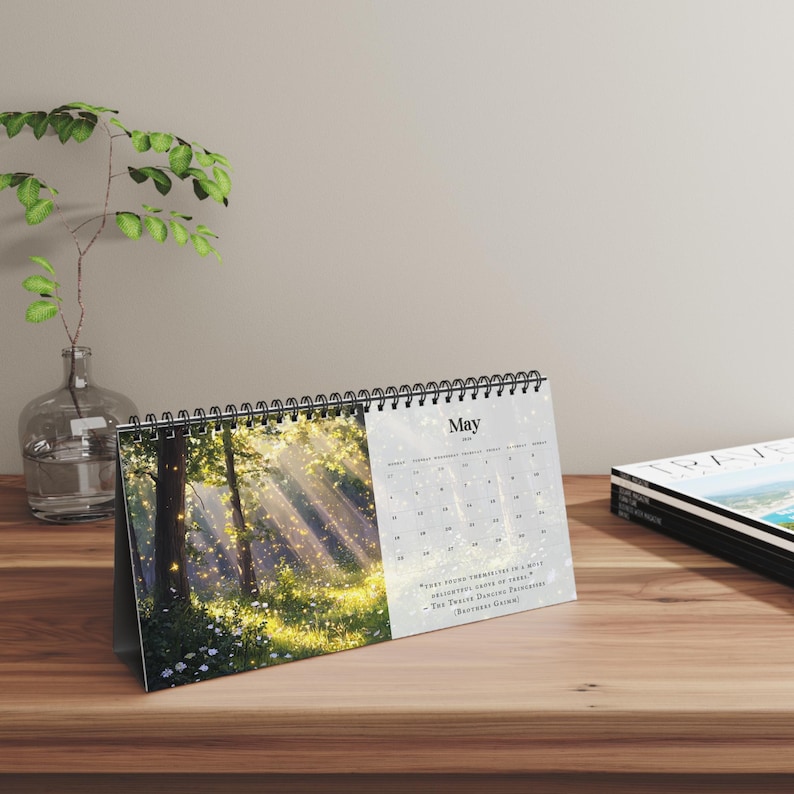 Enchanting Forest 2026 Calendar - Fairy Tales Inspiration Desktop ...