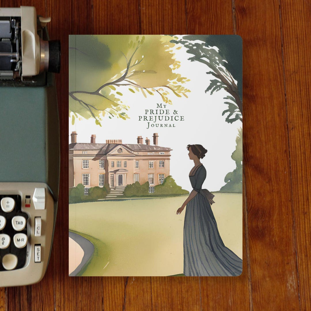 Pride and Prejudice Journal - Jane Austen Literary Gift - Inspirational ...