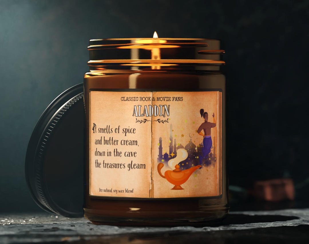 ALADDIN Fairy Tale Candle | Magical Orient Story Home Decor | Oriental ...