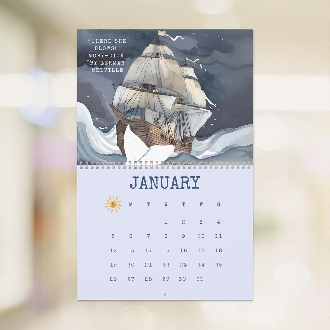 Great ADVENTURE CLASSICS 2025 Wall Calendar | Watercolor Prints Home ...
