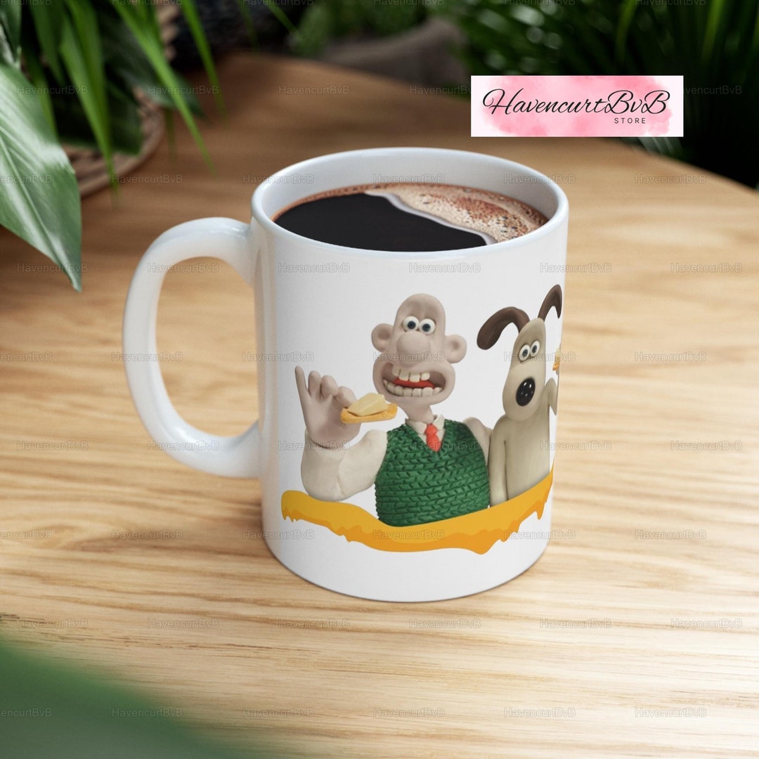 Wallace and Gromit Mugs, Gromit Dog Lovers, Gift for Him, Coffee Lovers ...