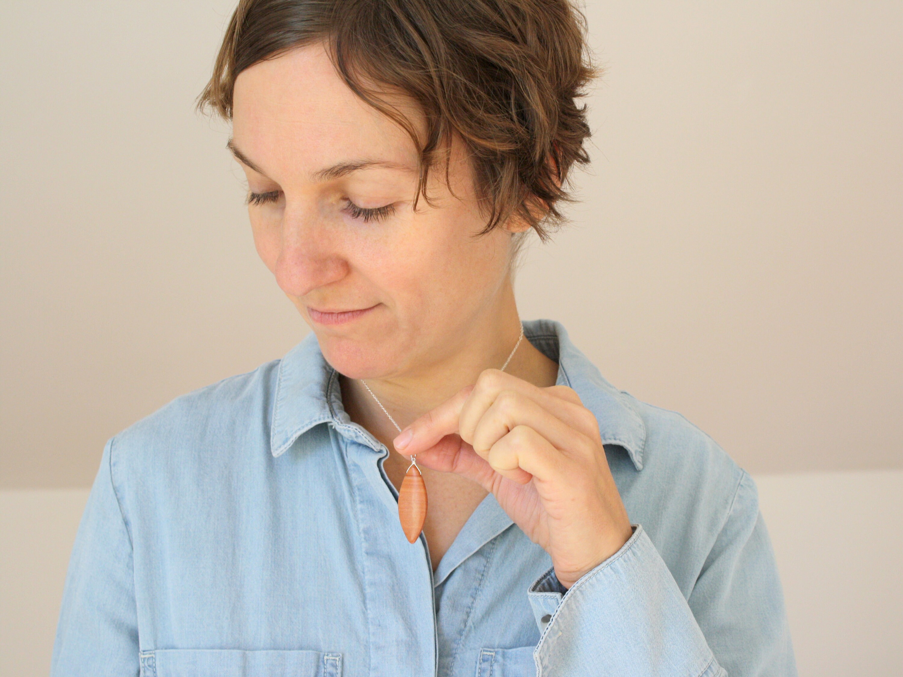 Natural Marble Necklace In Sterling Silver For Flexibility And Meditation