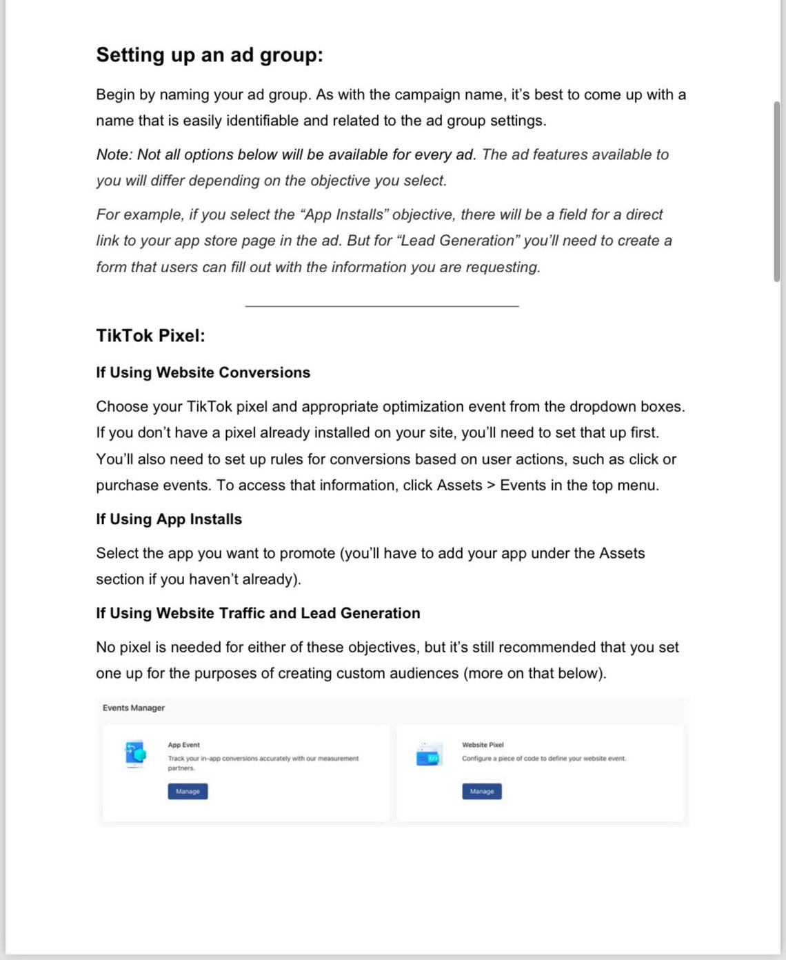 Tic Tok Advertising Checklist /templates - Etsy