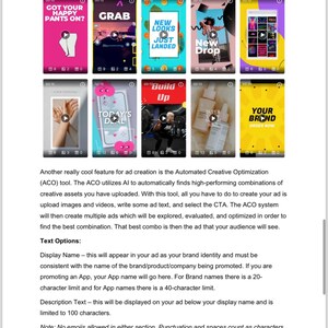 Tic Tok Advertising Checklist /templates - Etsy