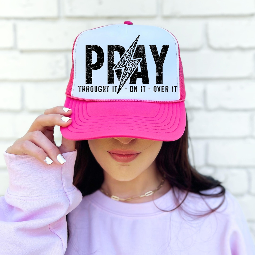 Pray Trucker Hat Trucker Hat for Mom Christian Trucker Hat Christian ...