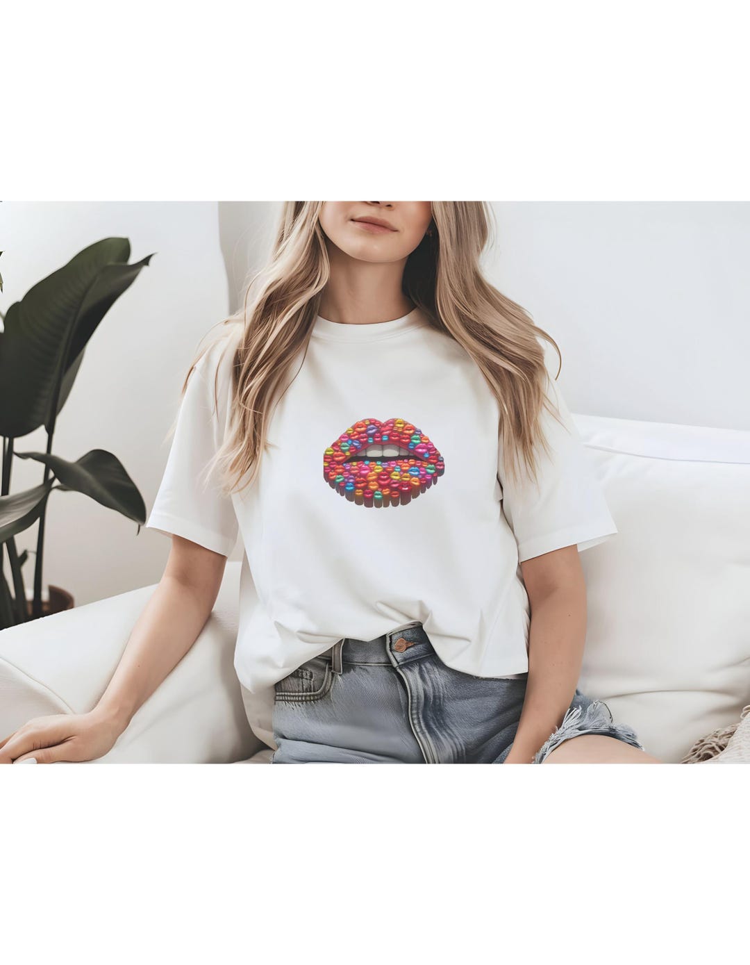 It's Lips, Everything is Lips Shirt, Cute Lips Tee, Sarcasm T-shirt ...