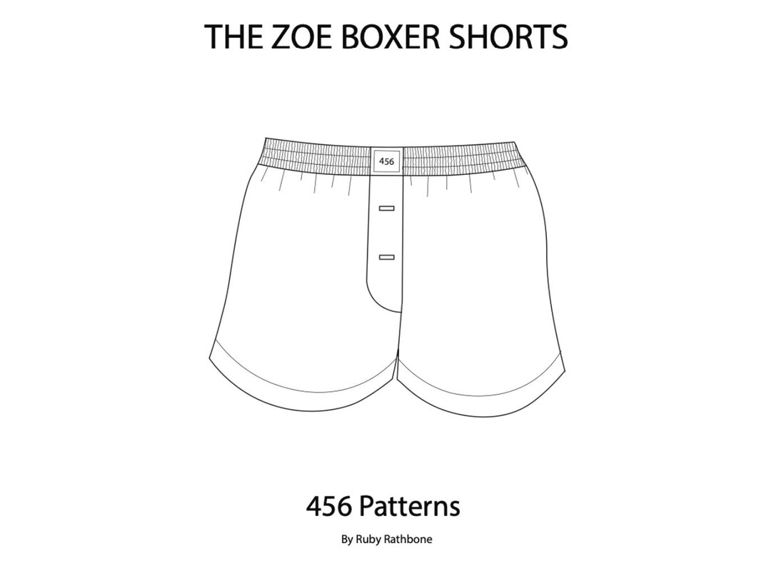 The Zoe Boxer Shorts Sewing Pattern - Etsy