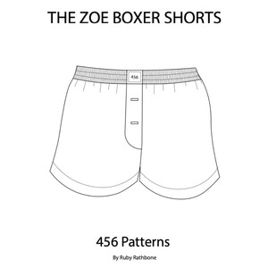The Zoe Boxer Shorts Sewing Pattern - Etsy