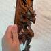 Vintage Wooden Filipino Demon Mask / Tiki Art With Bat - Etsy