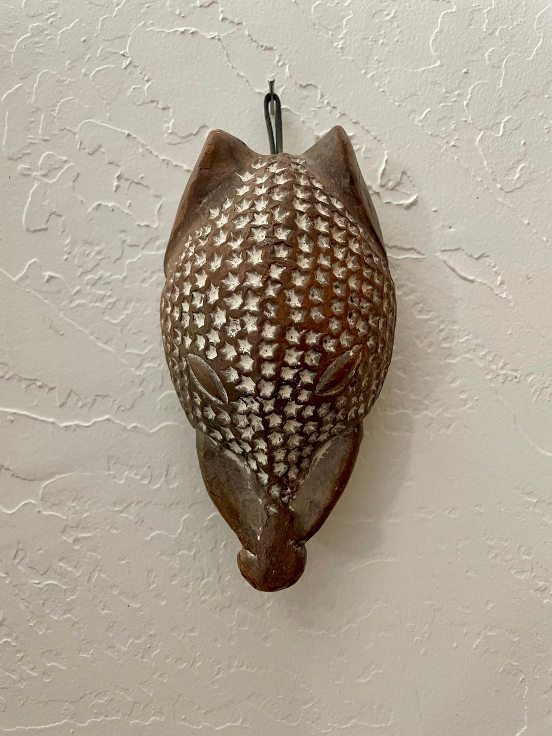Vintage Folk Pottery Wolf Head Unsigned Wall Decor Unique - Etsy