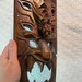 Vintage Wooden Filipino Demon Mask / Tiki Art With Bat - Etsy