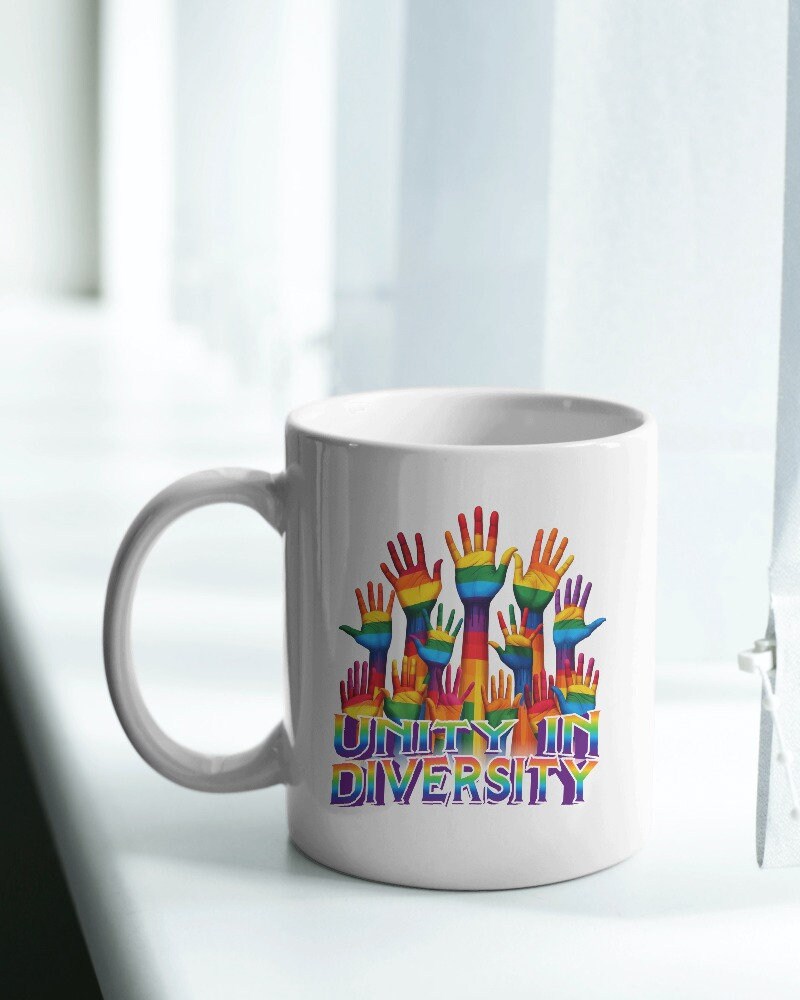 Unity in Diversity Inspirational Art | Digital Download | LGBTQ Colors ...