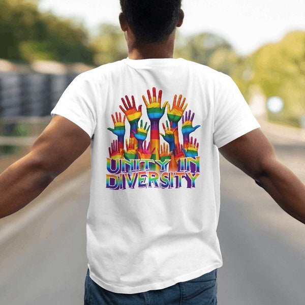 Unity in Diversity Inspirational Art Digital Download LGBTQ Colors With ...