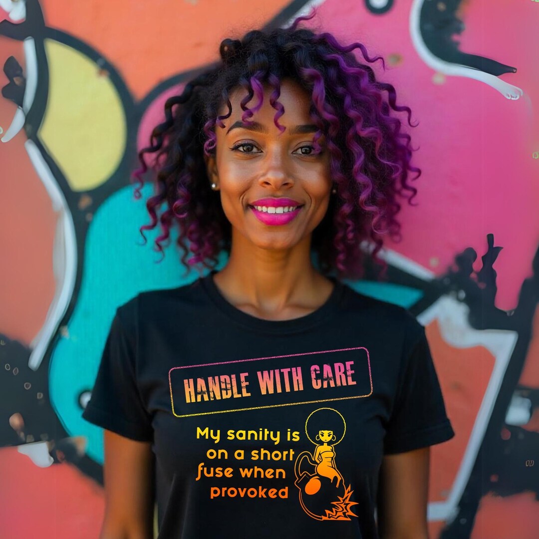Sanity on Short Fuse Svg Black Queen Art Svg Handle With Care Png ...