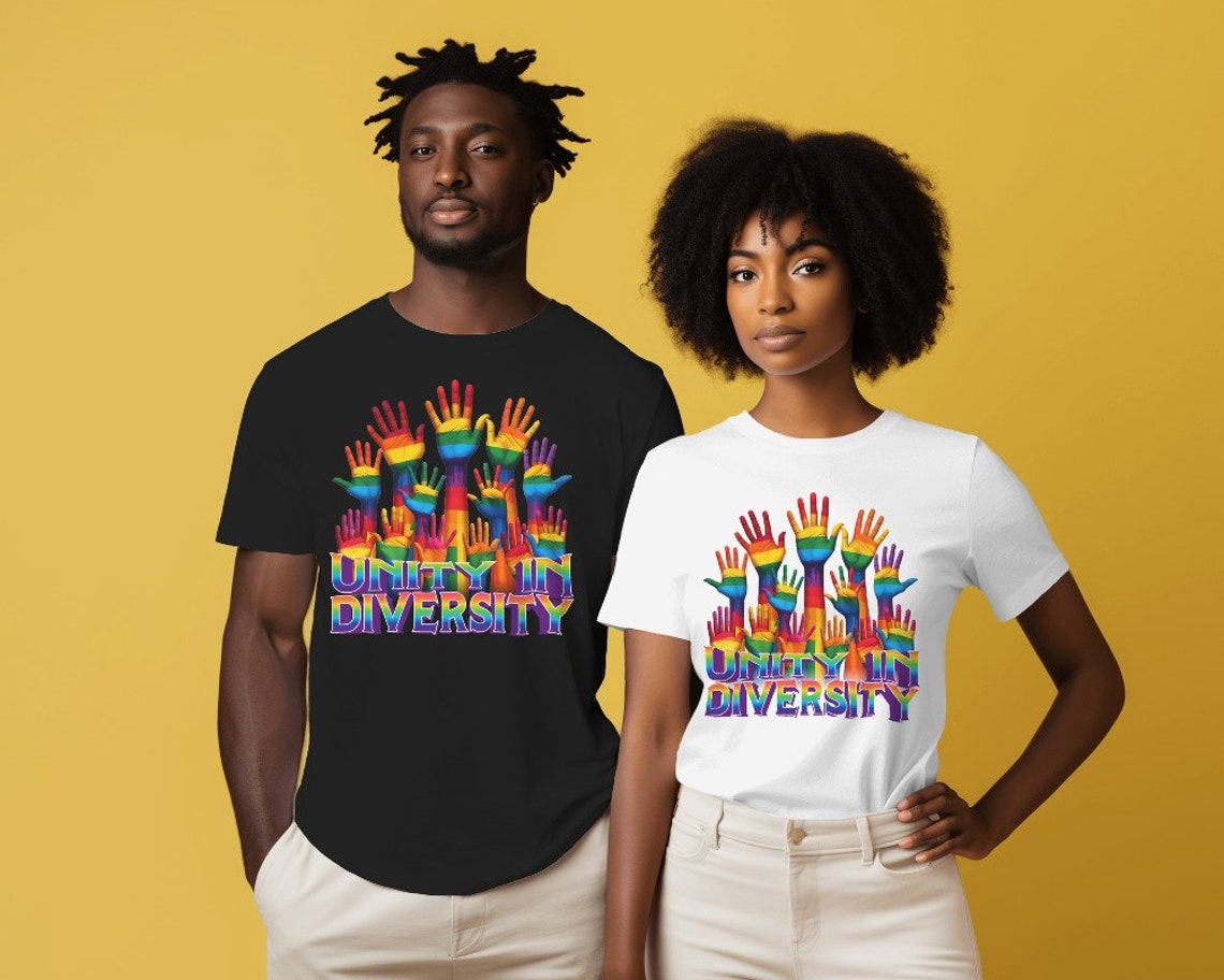 Unity in Diversity Inspirational Art | Digital Download | LGBTQ Colors ...