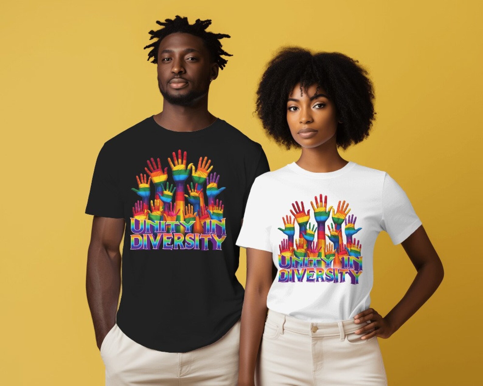 Unity in Diversity Inspirational Art | Digital Download | LGBTQ Colors ...
