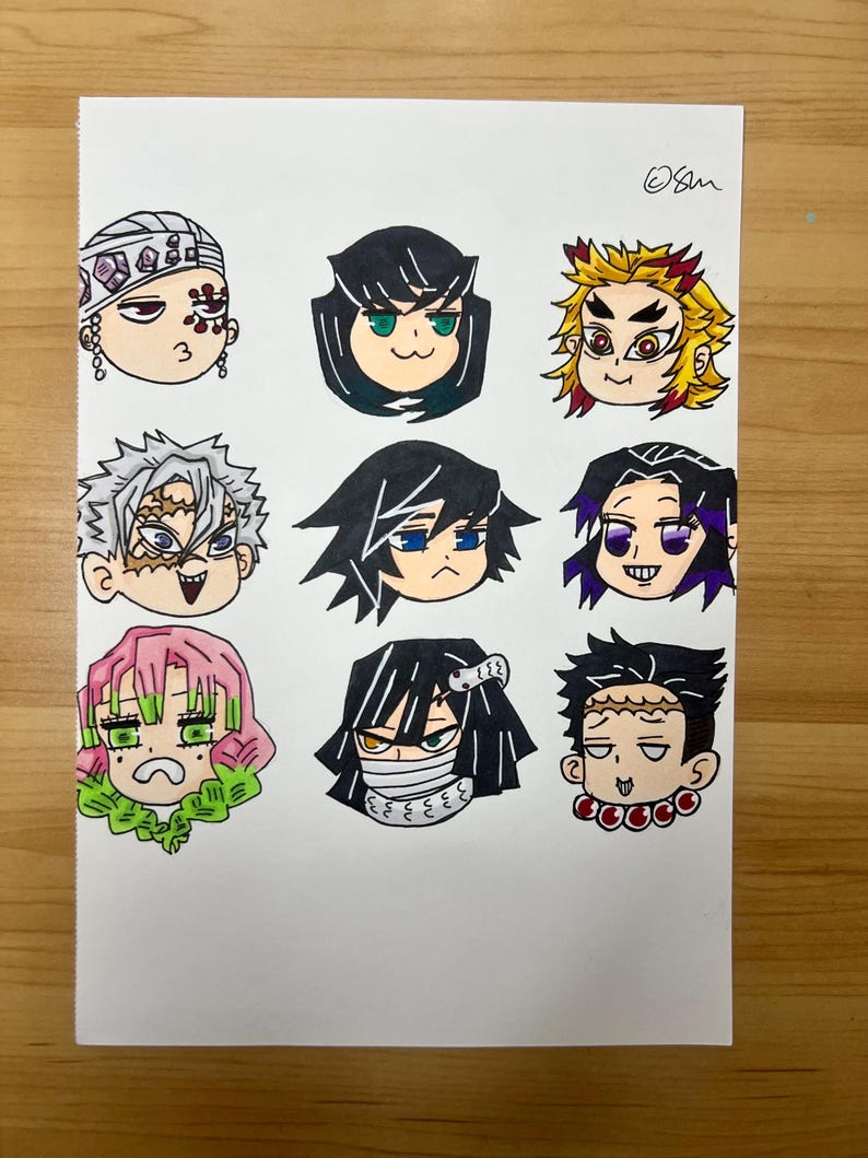 The Hashira From Demon Slayer - Etsy