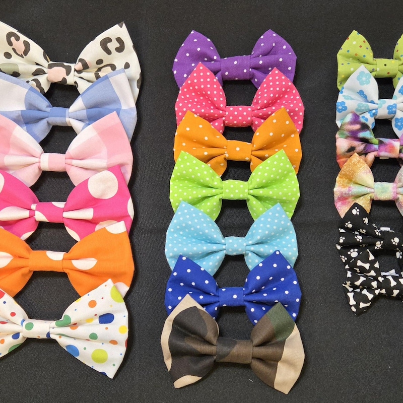 Bows to Attach to Dog Collar - Etsy