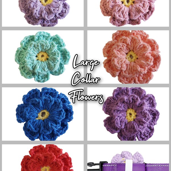 Dog Collar Flower - Etsy
