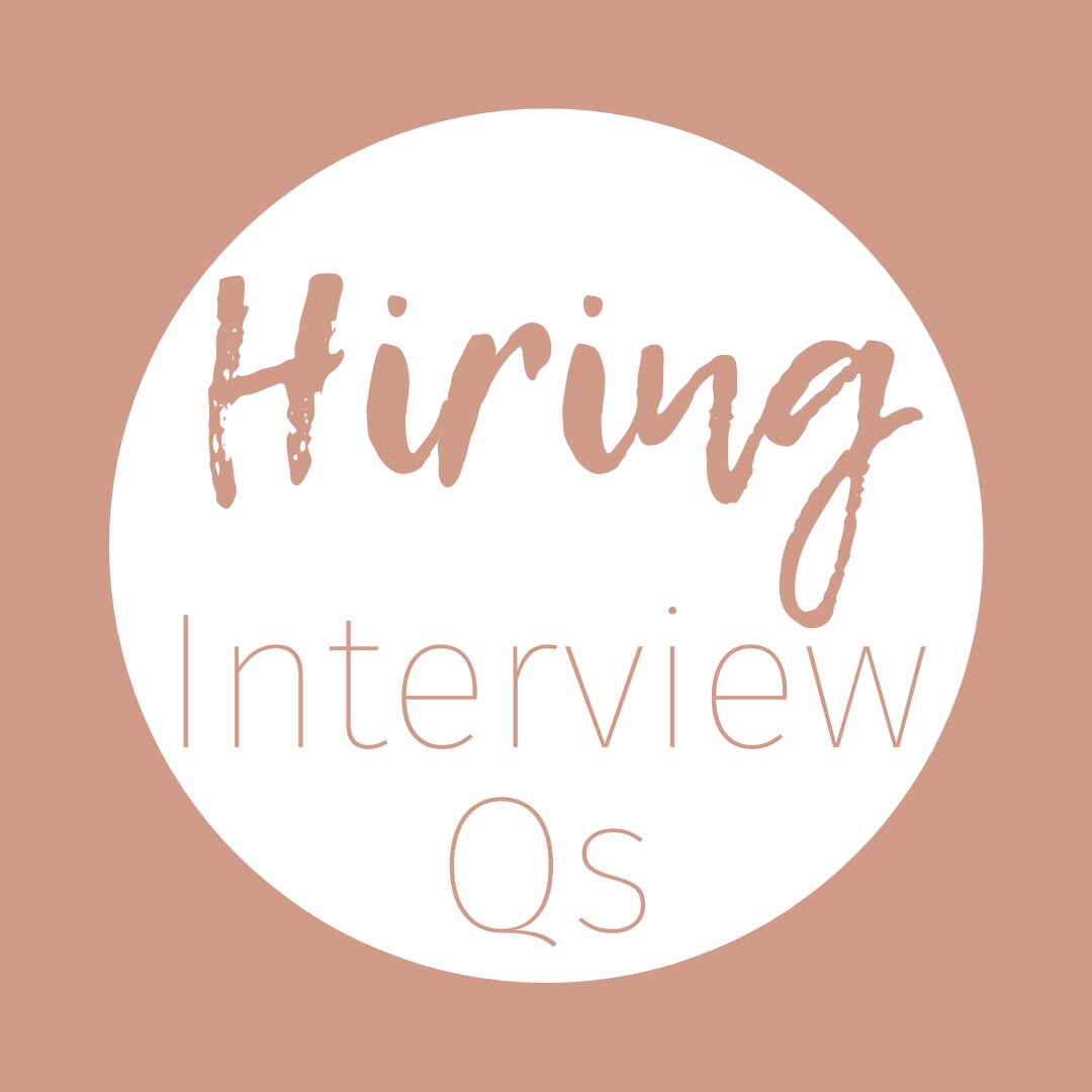 Interview Question Template - Etsy