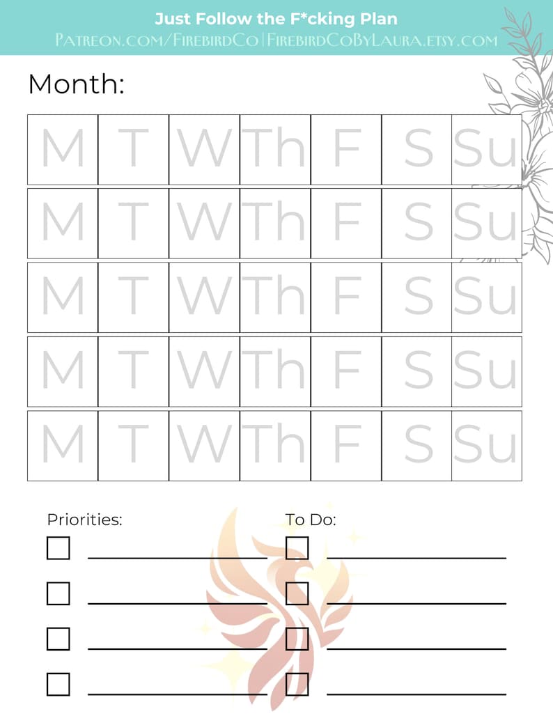 Follow the F*cking Plan: Post-op - Etsy