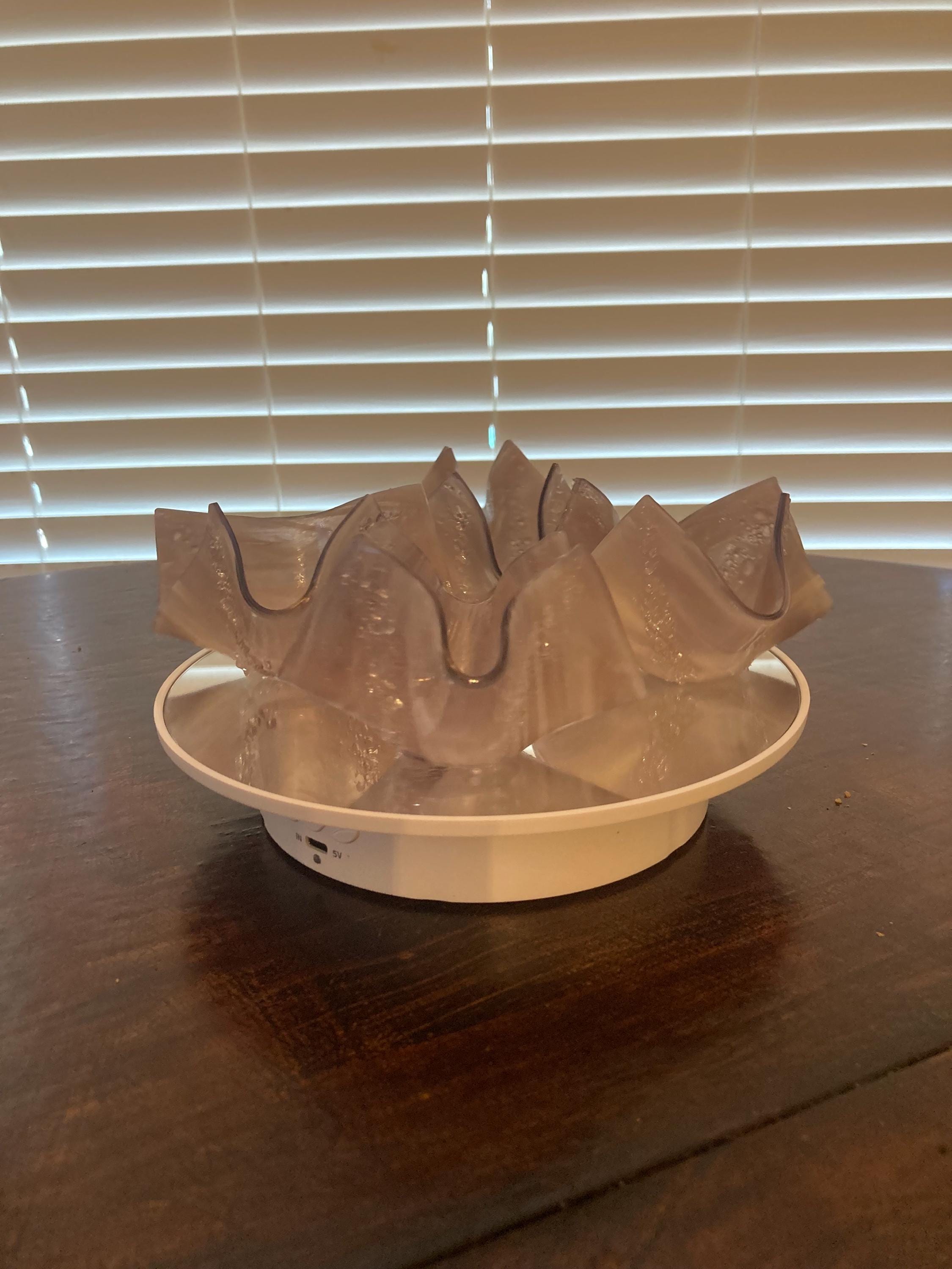 Glass Art Set of Four Purple Draped Sconces - Etsy