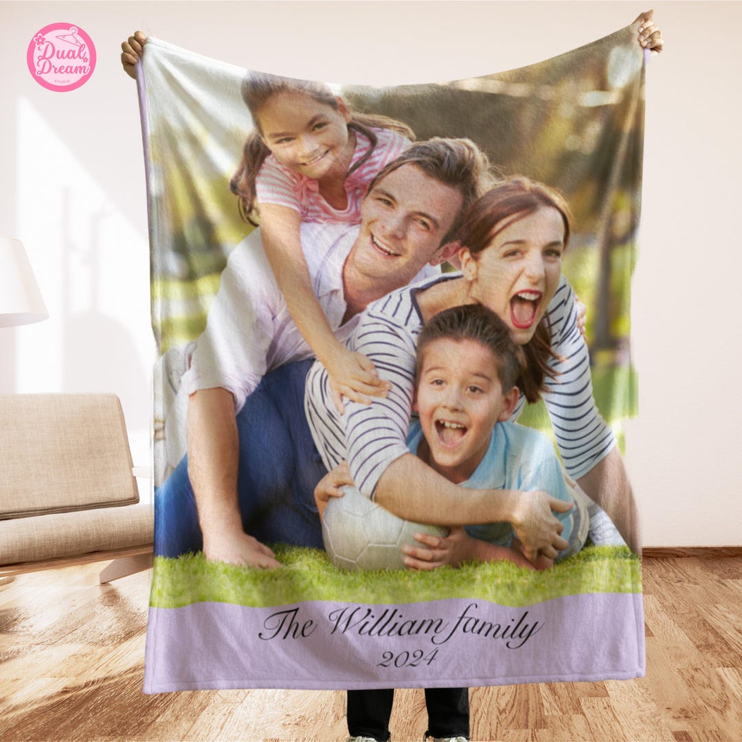 Personalized Photo Blanket, Picture Blanket, Custom Photo Blanket ...
